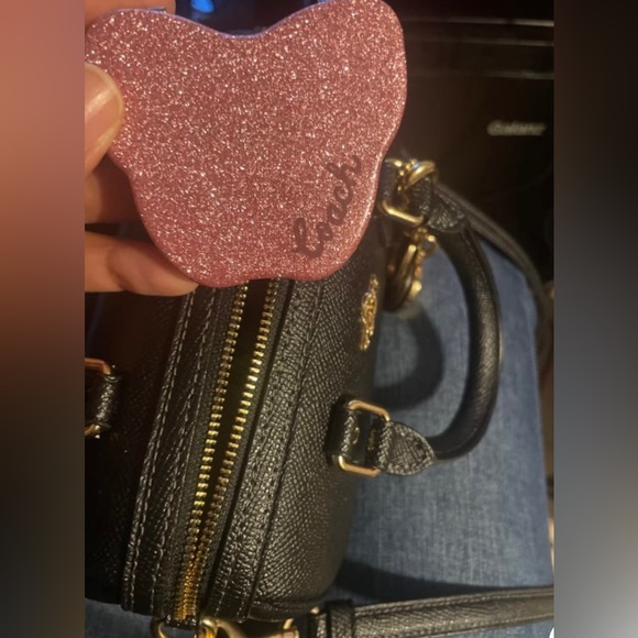 Coach | Accessories | Coach Glitter Butterfly Compact Mirror New | Poshmark